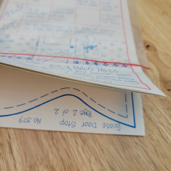 Patch Press | Art | Vintage Goose Door Stop Sewing Pattern By Patch ...